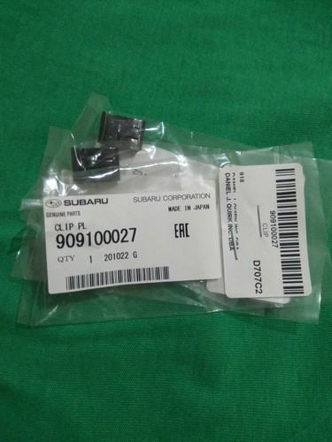 Subaru OEM 909100027 Interior Windshield Pillar Trim Clip for sale ...