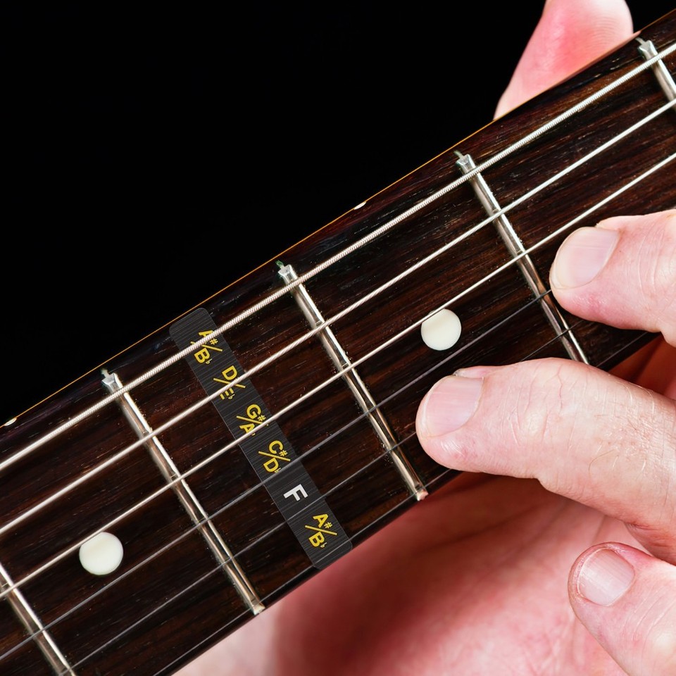 2 Sheets Guitar Fretboard Note Map Decals Folk Stickers Electric | eBay ...