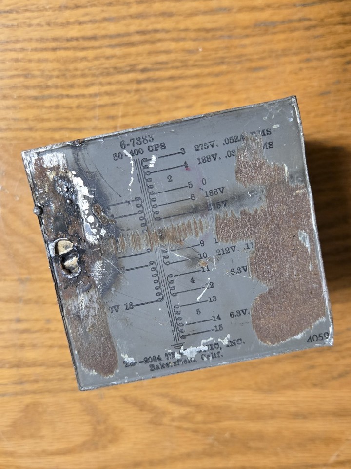 Vintage 12-2084. Power Transformer 6-7383 | eBay