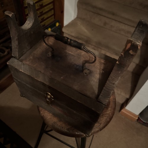 Early Vintage Lake Poygan Gunner's Shell Duck Hunting Wood Box Folk Art ...