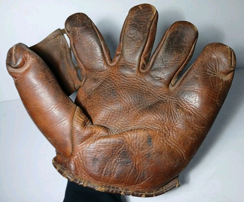1940s Vintage Draper & Maynard Baseball Glove Grady Hatton Cincinnati ...