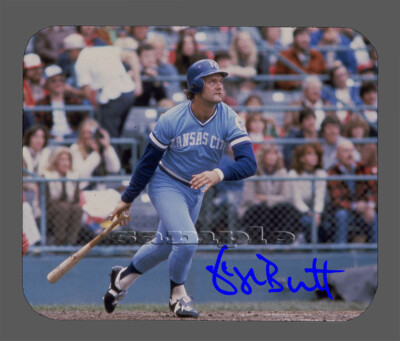 George Brett Kansas City Royals Facsimile Autographed Mouse Pad Item ...