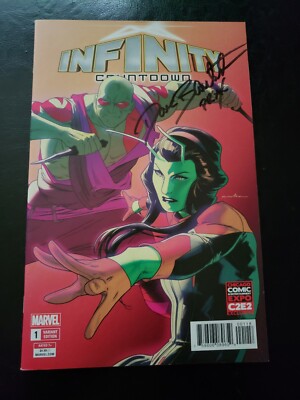 Infinity Countdown #1 - C2E2 variant cover, signed by Dave Bautista | eBay