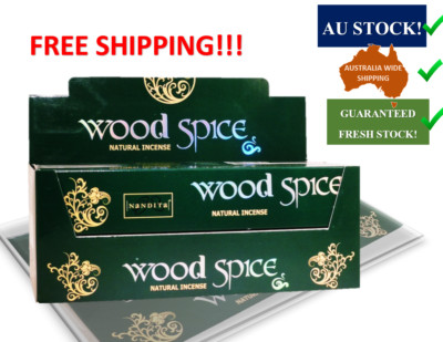 Nandita Wood Spice Natural Incense Sticks 15g [12 pack] - Back In Stock ...
