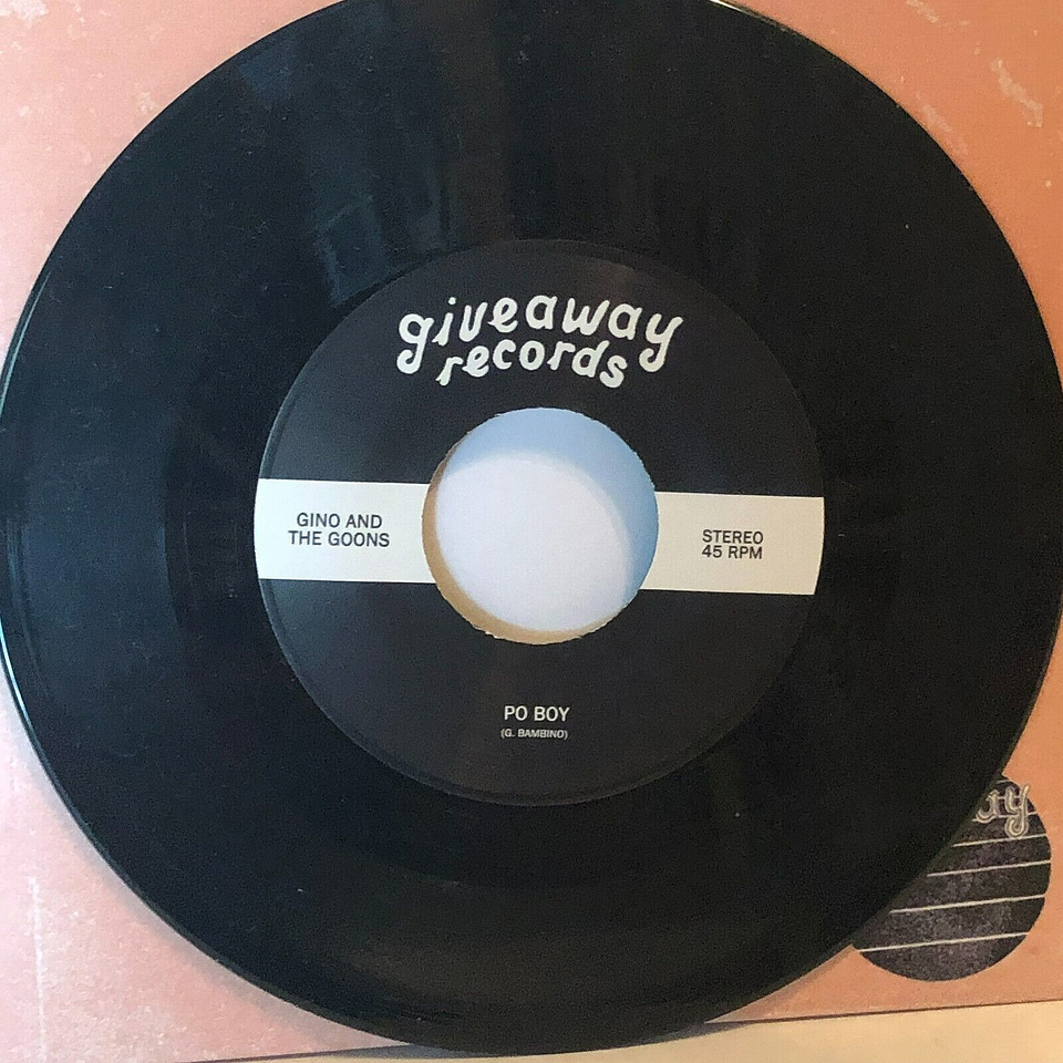 Gino & the Goons 45 Po Boy/ Hello Josephine, Giveaway Records, 2016 | eBay