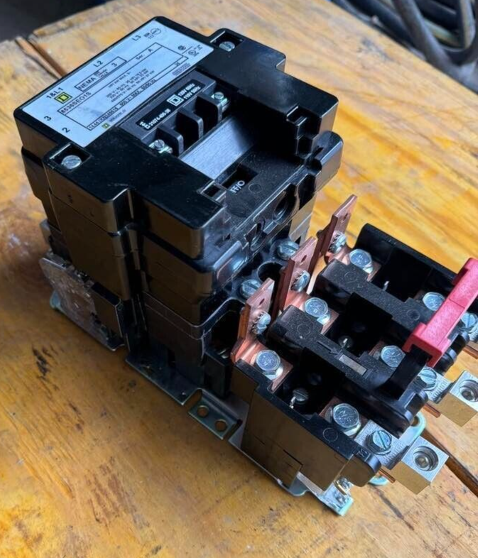 Square D 8536SEO1S NEMA Size 3 120V 90A 3-Pole Motor Starter - Black ...