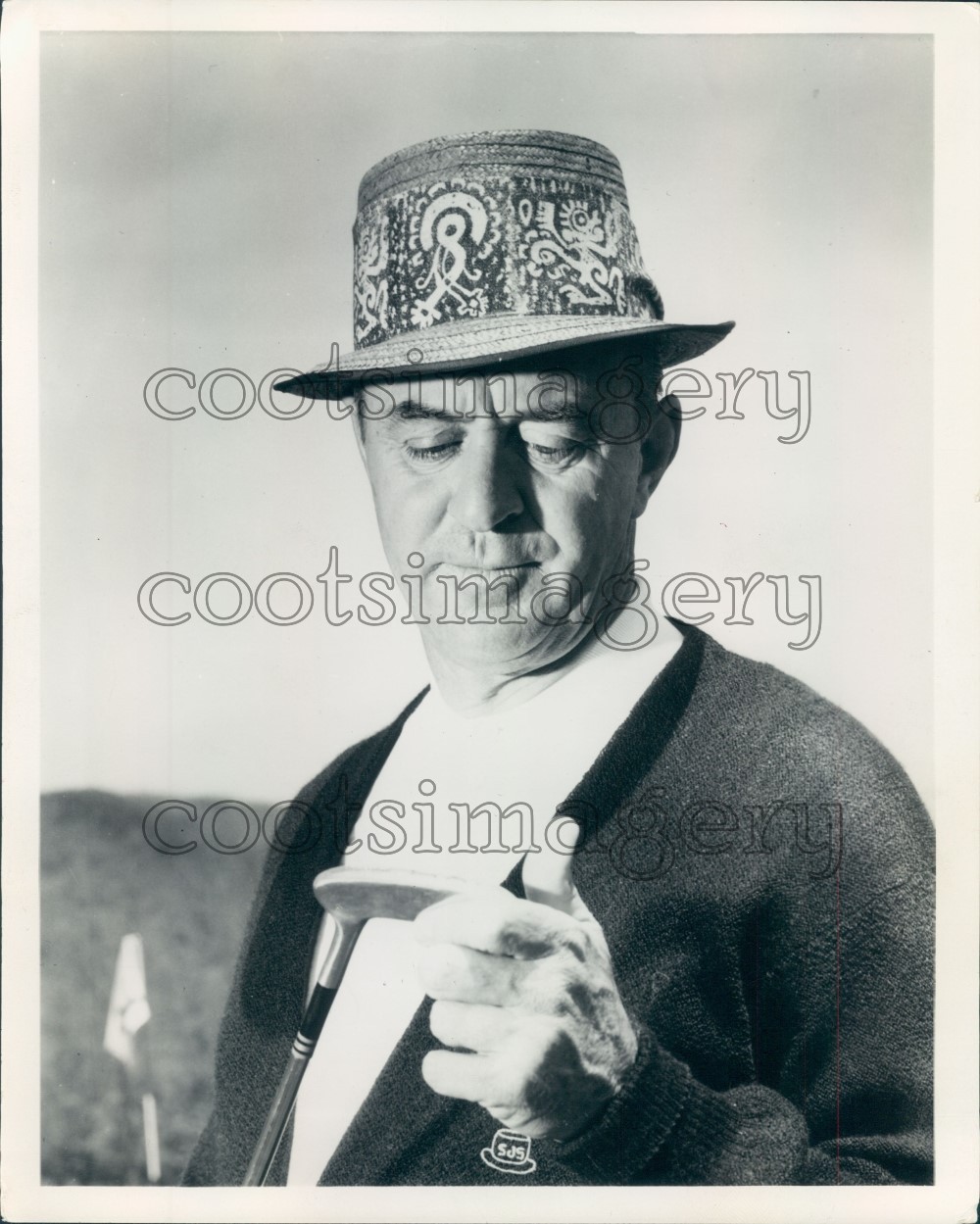 1962 Golfer Sam Snead Models Unique Hat Design Press Photo | eBay