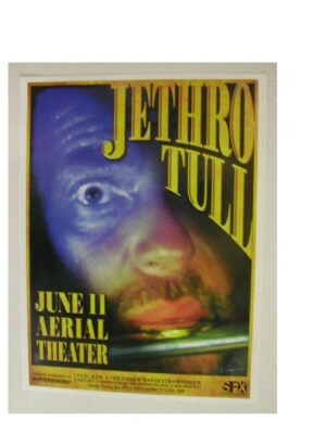 Jethro Tull Poster Konzert Face Shot | eBay.de