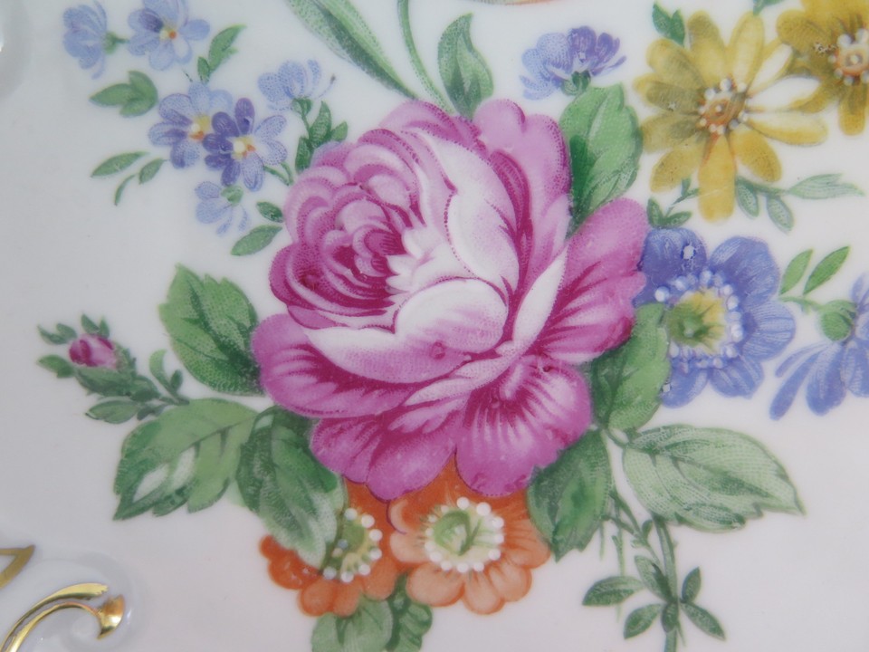 Fine Plate in Porcelain Jlmenau Graf Von Henneberg Germany Germania R73 ...