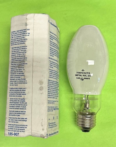 METAL HALIDE 70W 70W/C/U/PS 70 WATT WHITE METAL HALIDE MEDIUM BASE ...
