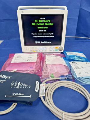 GE B40 Patient Monitor w/ Nellcor Oximax SpO2 - Biomed Tested - Great ...