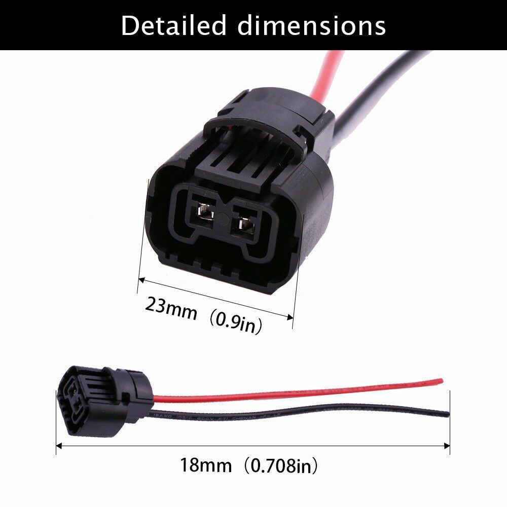 5202 2504 PS24W Headlight Fog Driving Light Connector Plug Sockets ...