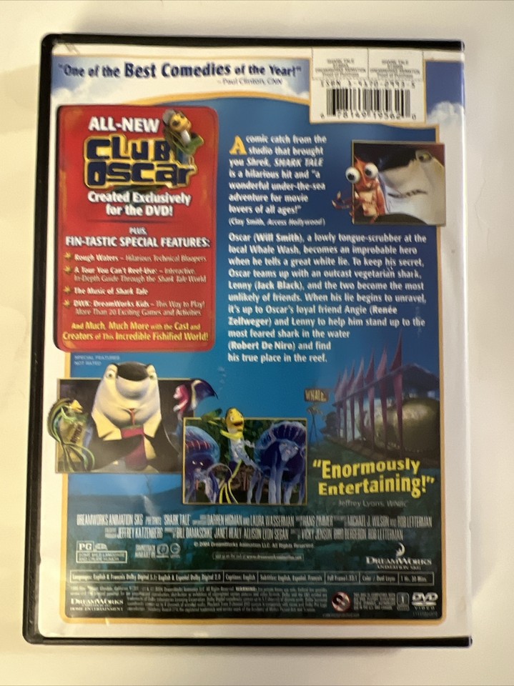 Shark Tale (DVD, 2006) Family Used | eBay