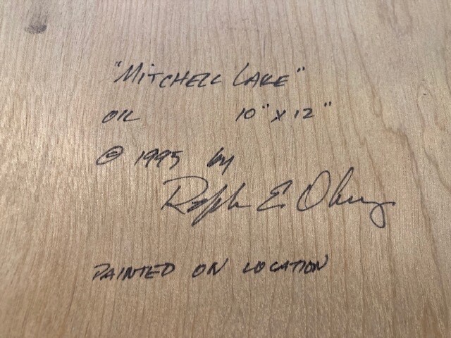 Ralph Oberg Mitchell Lake Indian Peaks Wilderness Area Colorado Oil On ...