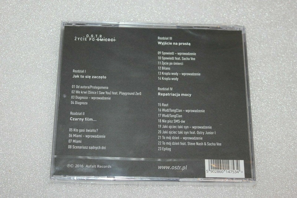 O.S.T.R. - Życie po śmierci CD reedycja Polish Release OSTR | eBay