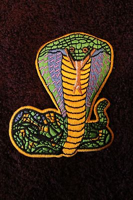 KING COBRA PATCH - Snake Viper - Karate Judo Salute Military Martial ...