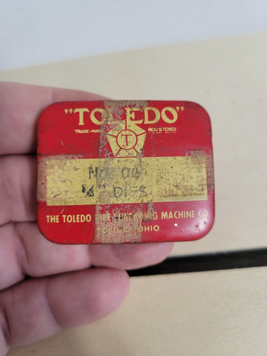 Vintage Toledo Pipe Threading Dies - With Advertising Tin 1/4 (Set of 4 ...