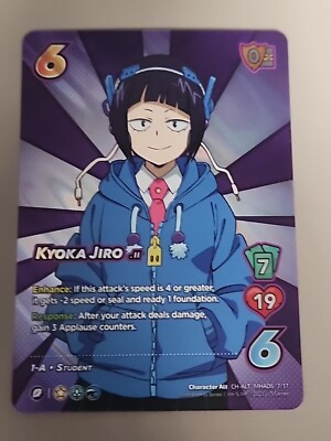 NM Kyoka Jiro Character Alt My Hero Academia Jet Burn #7/17 | eBay