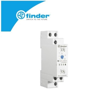 RELE' TEMPORIZZATO FINDER MULTIFUNZIONE 12-220V DC/AC 80.01.0.240.0000 ...