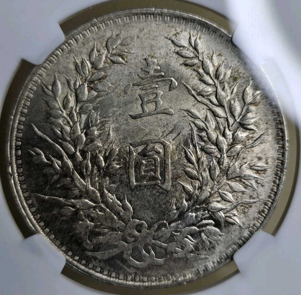 China 1914 Fat Man Dollar $1 Yuan Shikai NGC Detail Uncirculated Minor ...