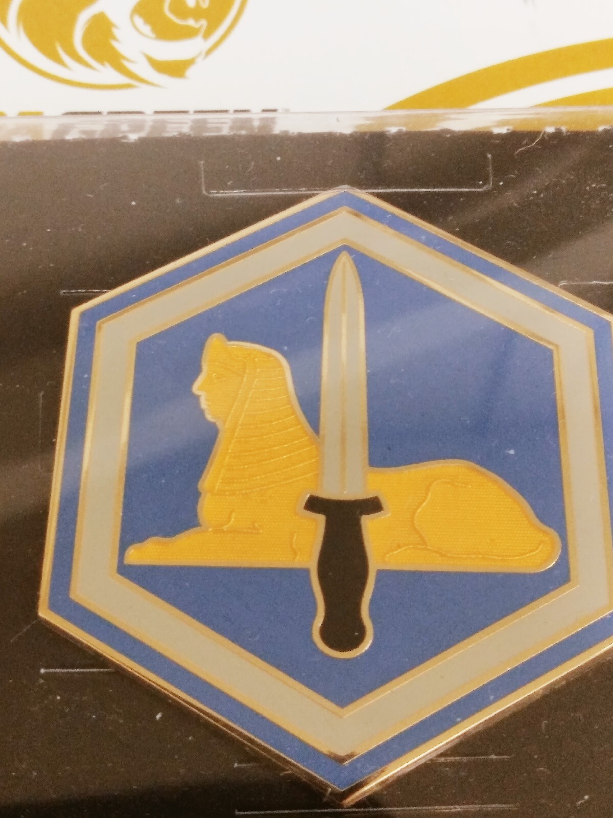 LARGE - 2 INCH - CSIB U.S.ARMY 66th MILITARY INTELLIGENCE BRIGADE PIN ...