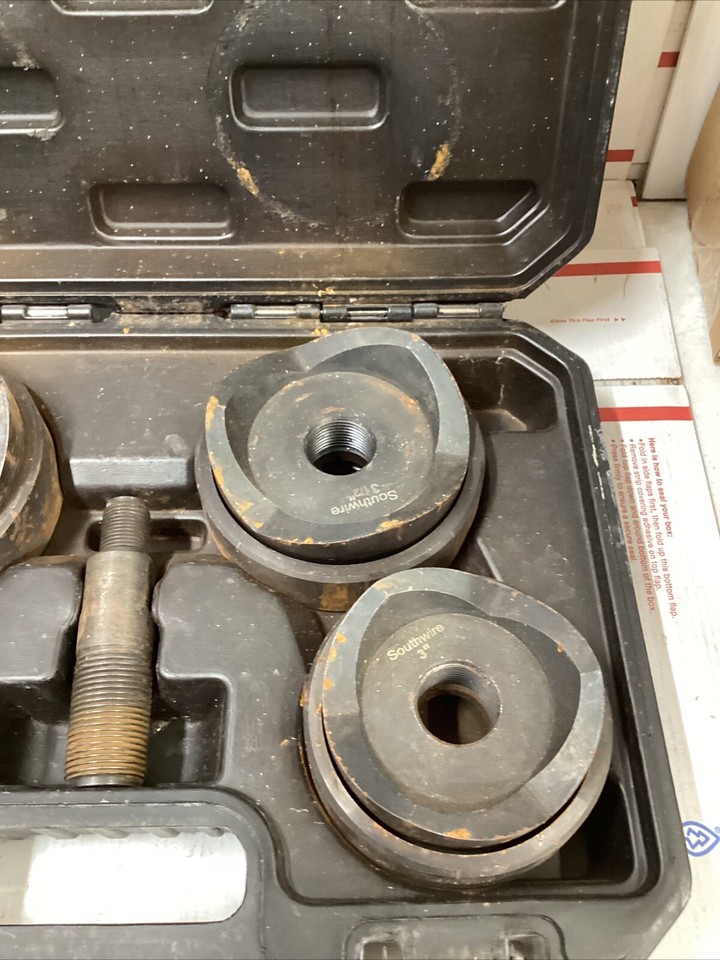 Southwire Maxis Punch Die Set 2-1/2" 3" 3-1/2" 4" Large Knockout ...