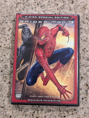 Spider-Man 3 (DVD, 2007, 2-Disc Set, Special Edition) Tobey Maguire NEW ...