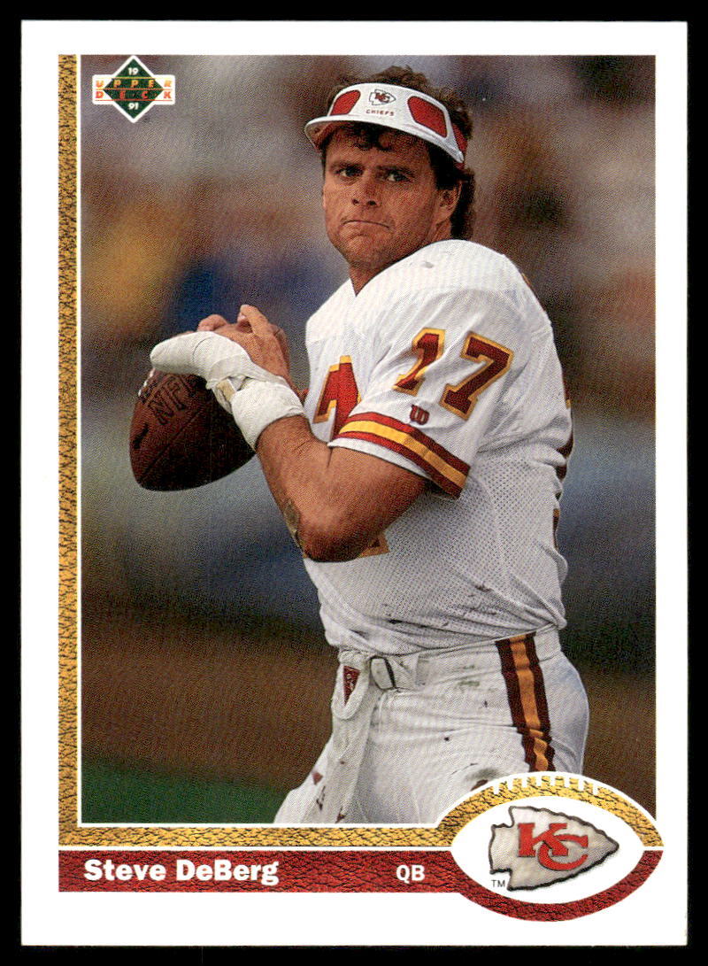 1991 Upper Deck Steve DeBerg #372 Kansas City Chiefs Football Card | eBay