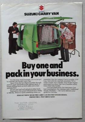 Suzuki Carry Van Leaflet / Brochure c.1979 | eBay UK