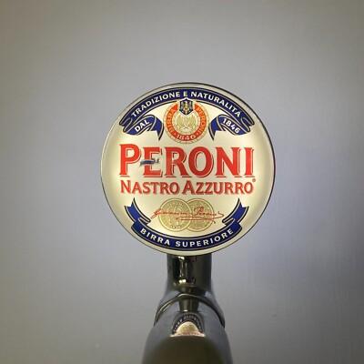 Brand New Peroni Beer Badge! Peroni Beer Lens! Peroni Pump Badge! Frog ...