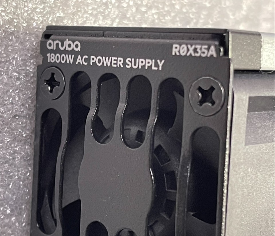 R0X35A HP ARUBA 6400 1800W AC POWER SUPPLY With C16 Inlet USED | eBay