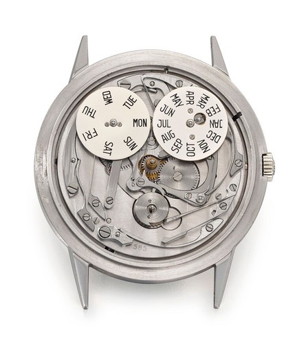 patek philippe 3448 3449 senza luna date disk modules Very rare ...