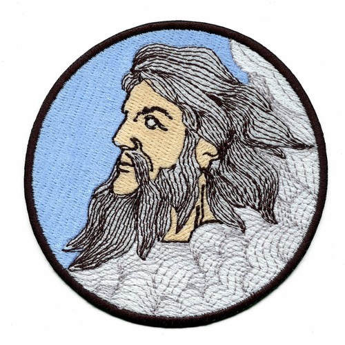 Zeus Grec Mythologie Dieu De Thunder Brodé Patch à Repasser | eBay