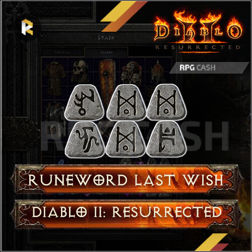 Last Wish - Complete Runewords - Diablo 2 Resurrected D2R | eBay