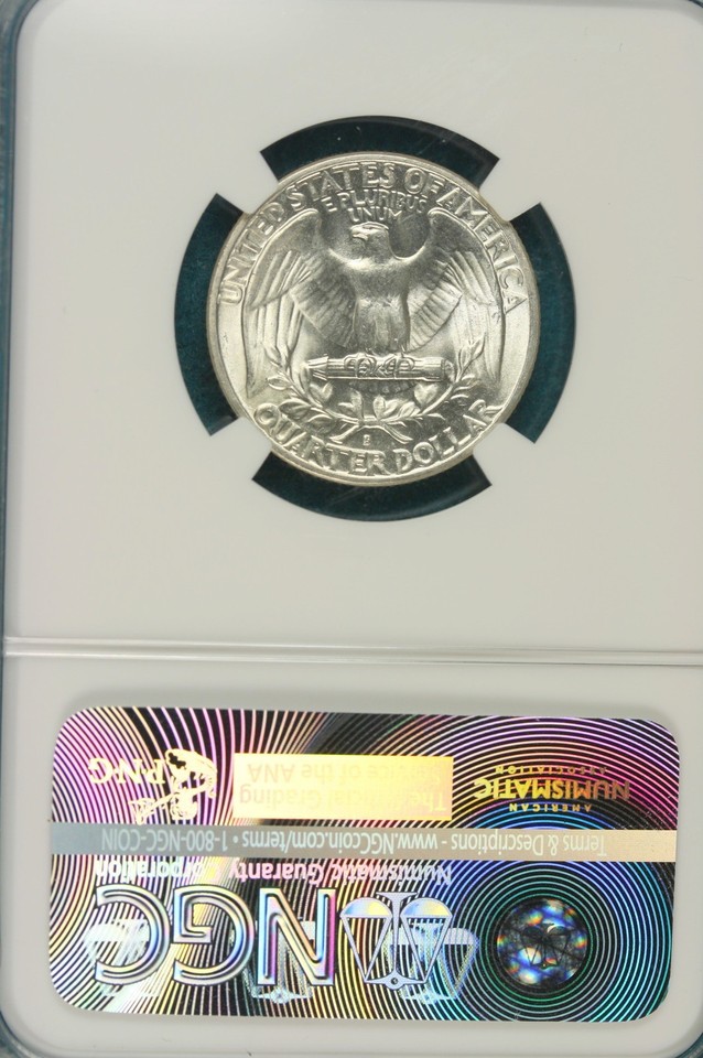 1948 S NGC MS 65 Washington Quarter!! #E0635 | eBay