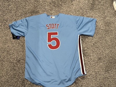 NWT Nike 3XL Philadelphia Phillies Powder Blue Bryson Stott Jersey Size ...