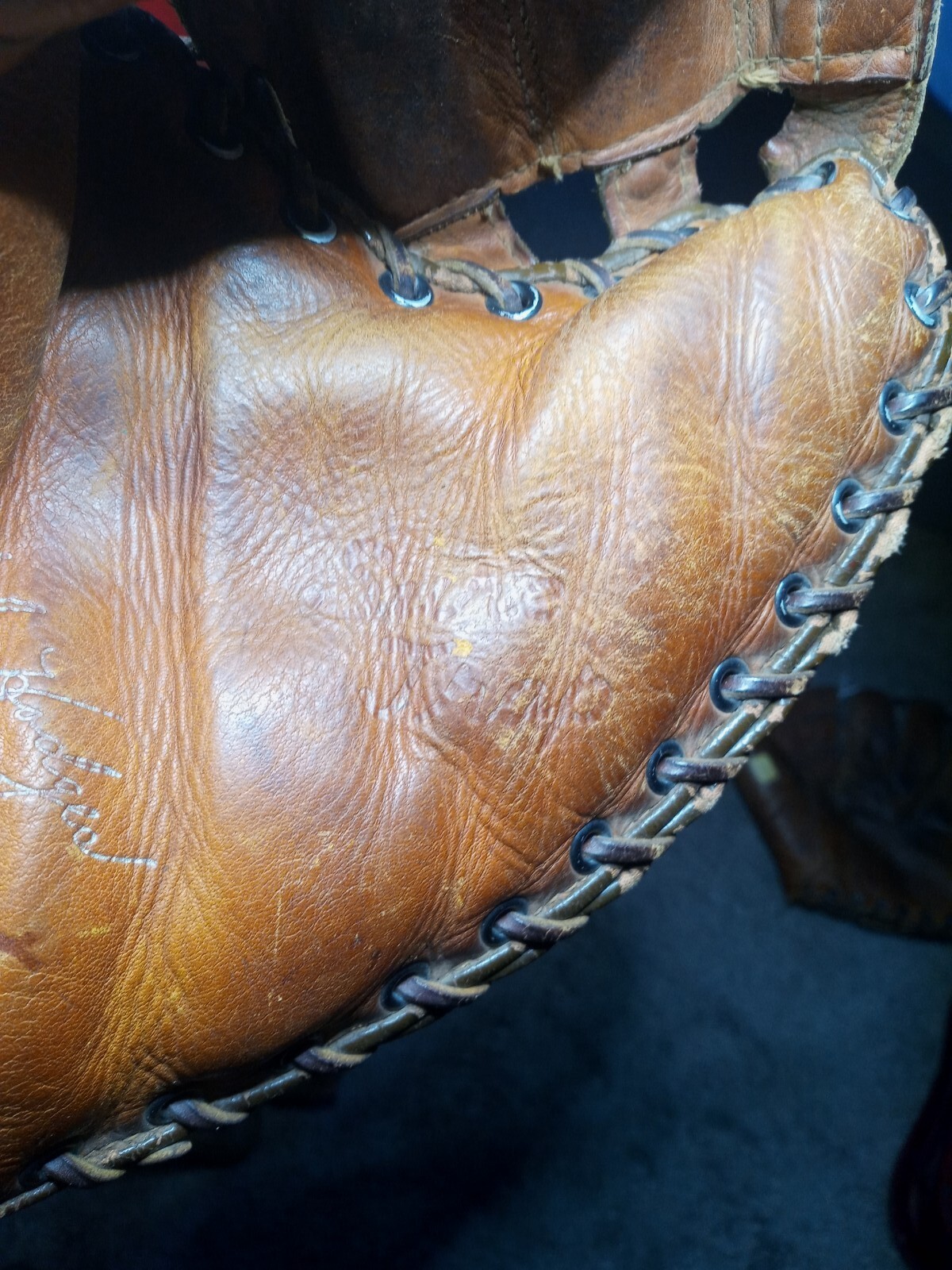 Vintage HOF Gil Hodges Denkert 61-068 First Base Sure Trapper Glove ...