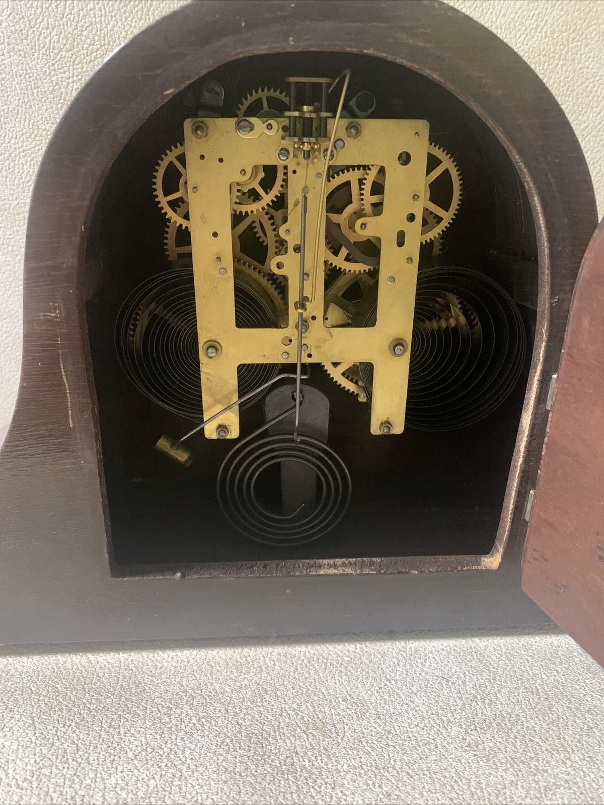 Antique Sessions Parlor Kitchen Mantle Clock with chime No. 8367 (21.5 ...