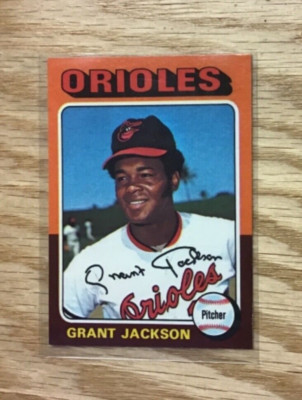 1975 Topps Baseball Grant Jackson Baltimore Orioles Card #303 | eBay