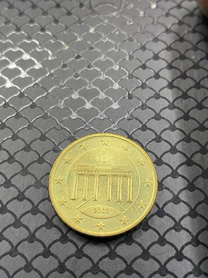 Rare German Coin 50 Euro Cents - 2002 | eBay