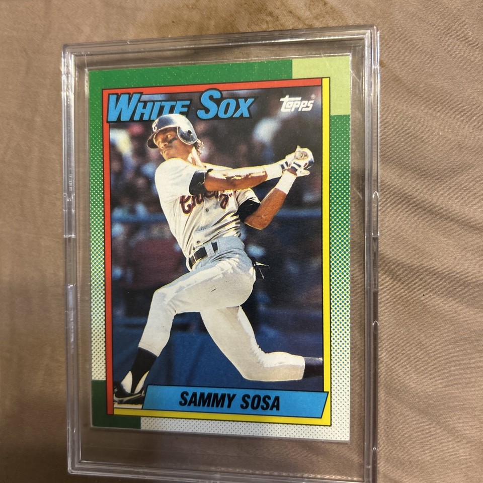1990 Topps - #692 Sammy Sosa (RC) Error Card DOB Wrong Near Mint | eBay