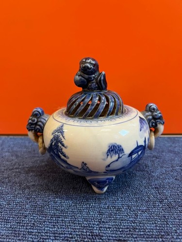 Kutani ware Koro incense burner, W4.3 H4.7 inch, Japanese Crafts | eBay ...