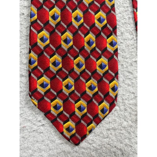 Robert Talbott Studio Red Printed Silk Neck Tie | eBay