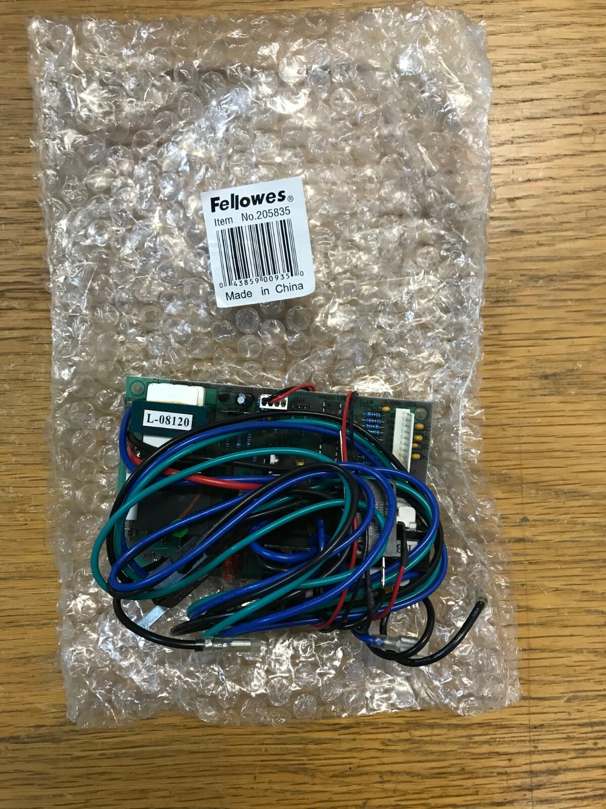 FELLOWES SHREDDER C420 / C420C PCB W/ DOOR SAFTY SWITCH P/N 205835 NEW ...