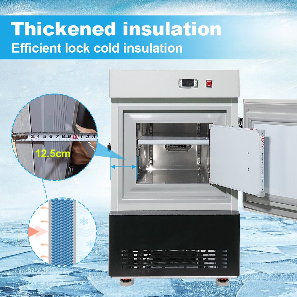 -86℃ 1.06Cu Ft Mini Ultra Low Temperature Lab Freezer Storage ...