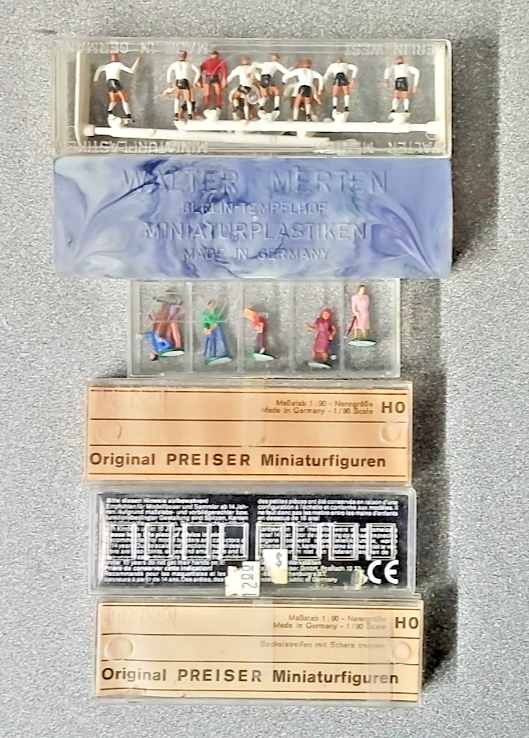 Lot of Merten, AHM, & Preiser HO Scale Figures Sports, Summer, Fishing ...