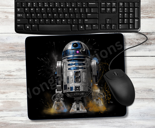 Star Wars R2-D2 Radioactive Graffiti Mouse Pad Computer Office ...