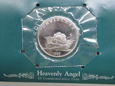 1995 Marshall Islands $5 Christmas Heavenly Angel Coin | eBay
