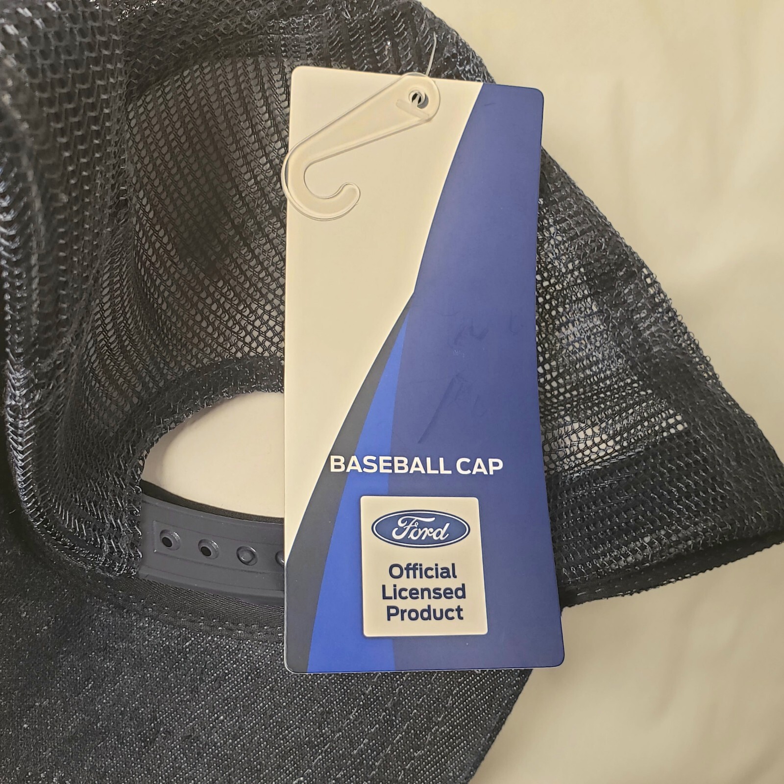 Ford Trucker Hat Adjustable Blue Denim Official Licensed Product Mesh ...