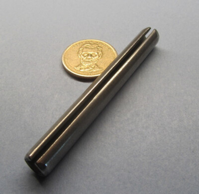 18-8 Stainless Steel, Slotted Roll Spring Pin, 3/8" Dia x 3.25" Length ...